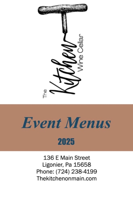 View The Kitchen On Main's Menus - Ligonier, PA